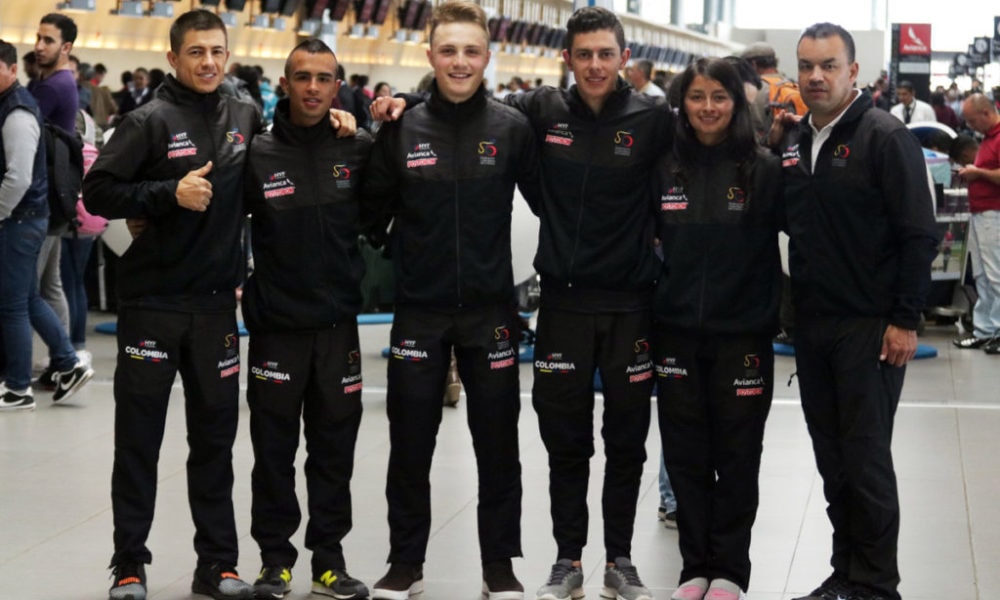 Selección Colombia Manzana Postobón partió para el Campeonato Mundial de MTB 2017 – Federación ...