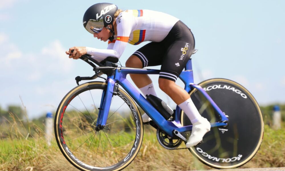 Lina Hernández voló y volvió a vestirse de líder del Tour Femenino ...